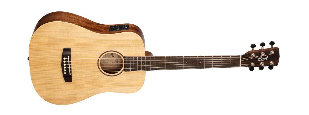 Cort Earth MINI E Adirondack Solid Top w/bag Elektro-akustična gitara ...