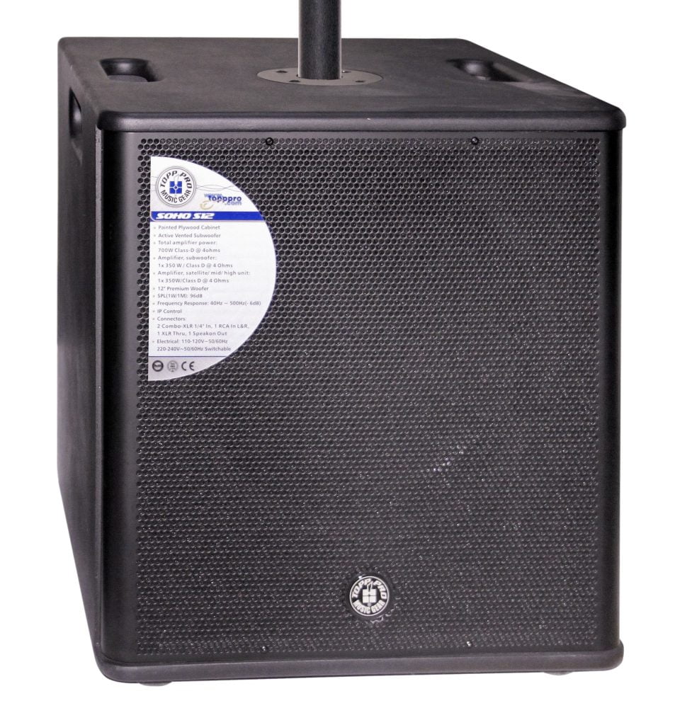 Topp Pro SOHOS12 12′ Active Subwoofer - Zvučne kutije - aktivne